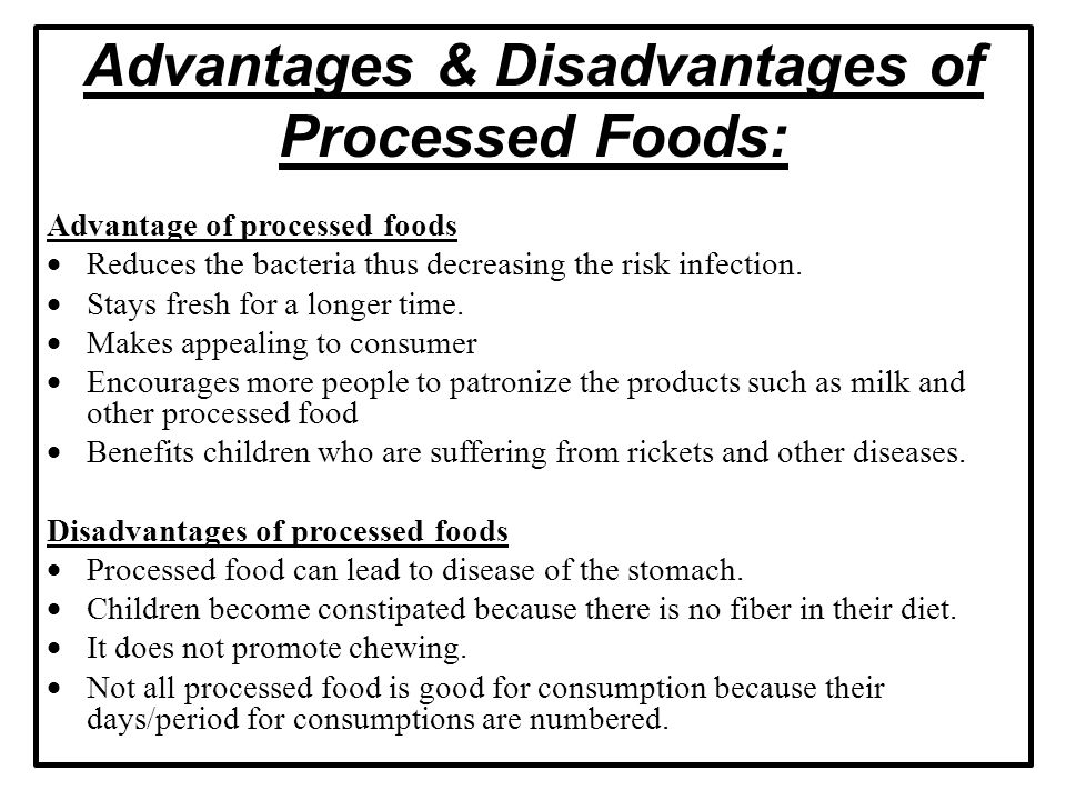 Processed vs Unprocessed Food — Steemit