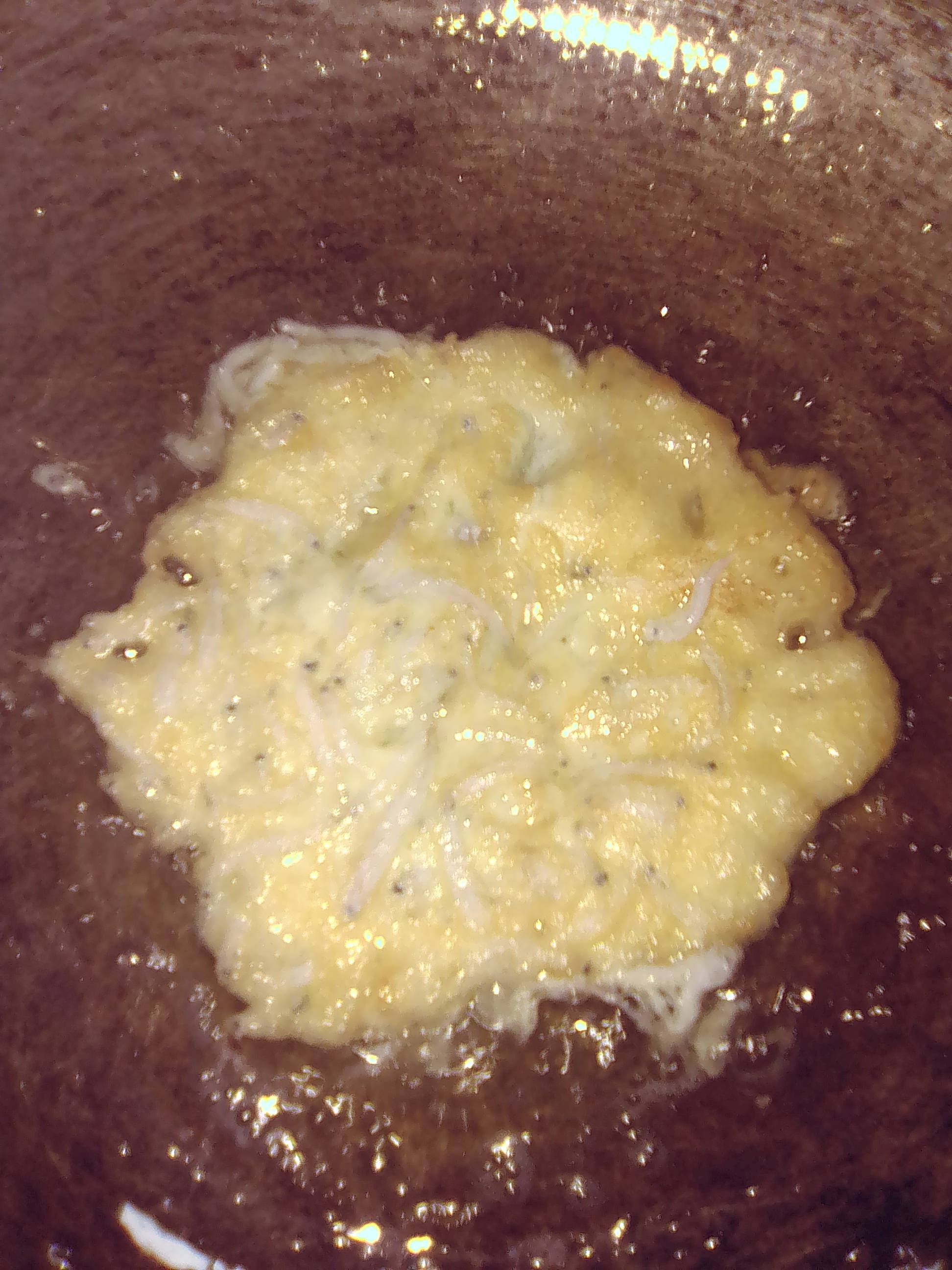 Dish: Tortang Tugnos in Bisaya o silverfish omelet — Steemit