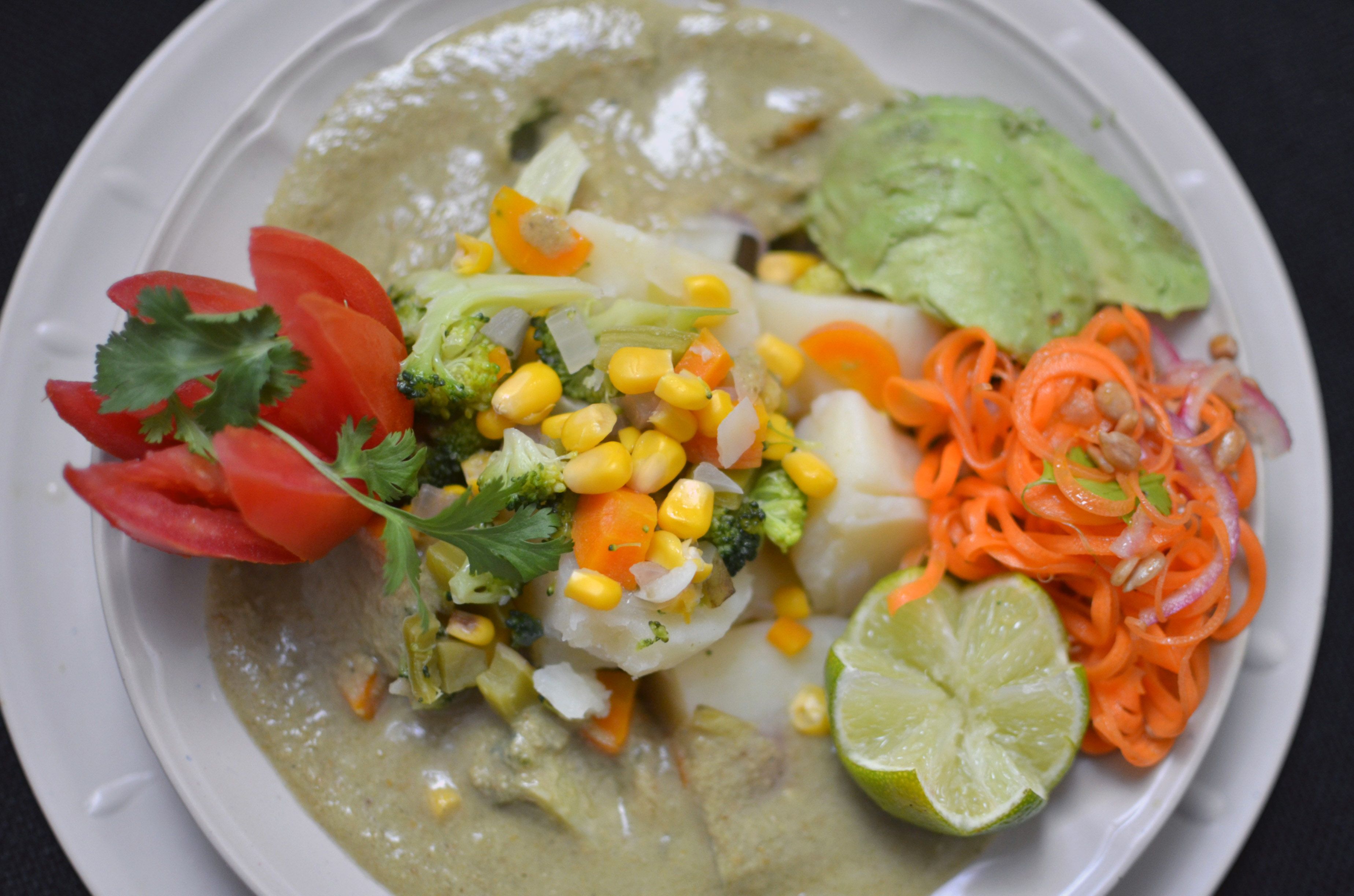 Potato Vegetable Stew with Mole Verde~Vegan — Steemit
