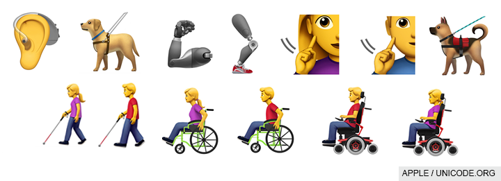 Apple is bringing 13 emoji for the disabled People ..... — Steemit