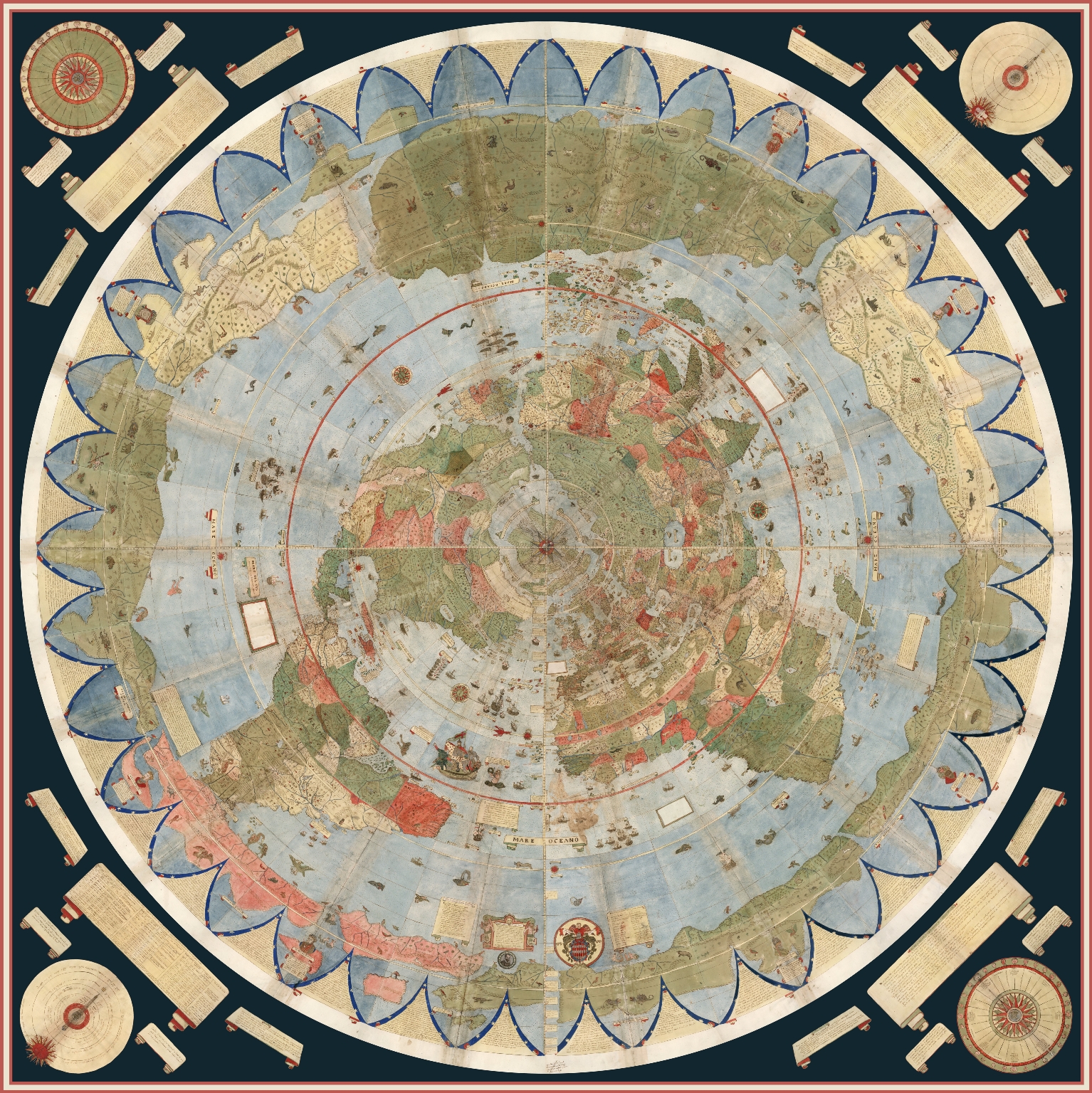 The impossible 1587 Urbano Monte's World Map — Steemit