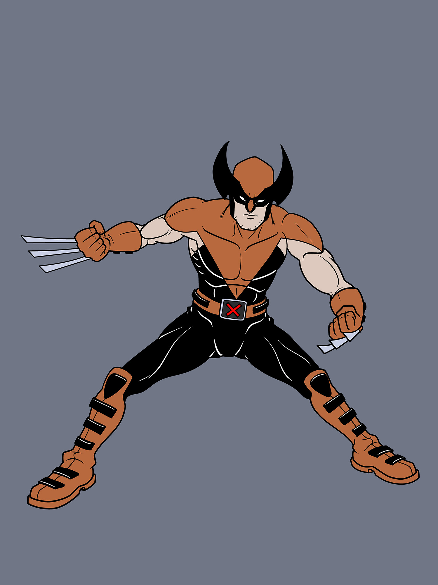X Men Wolverine Color Pages Clip Art Pencil Drawing Of Wolverine