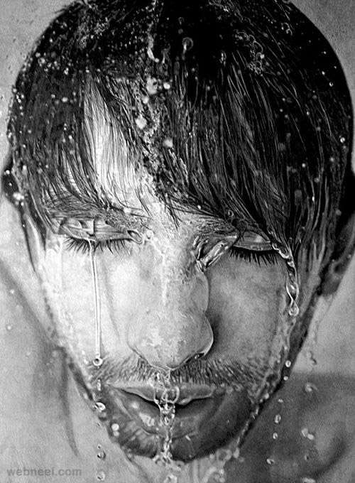Realistic Man Face Drawing