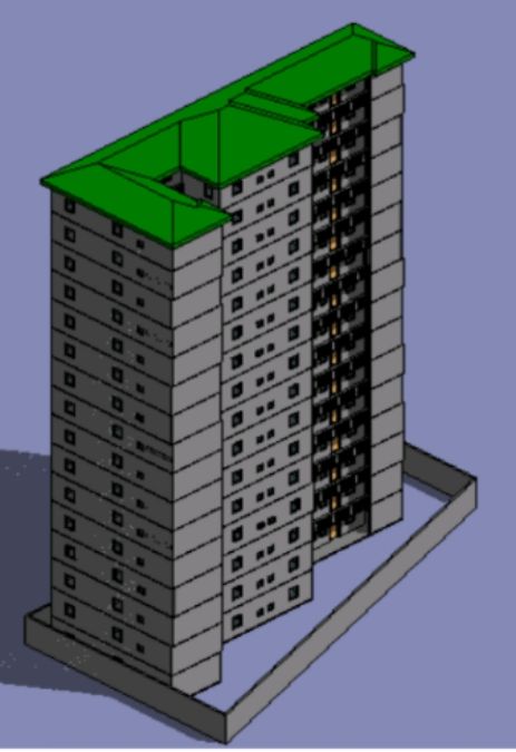 Architectural plan(drawing) of a 15 storey building — Steemit