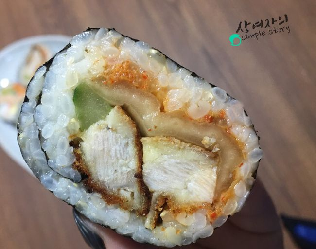 [Korean Food Introduction # 21] Pork cutlet-Gimbap — Steemit
