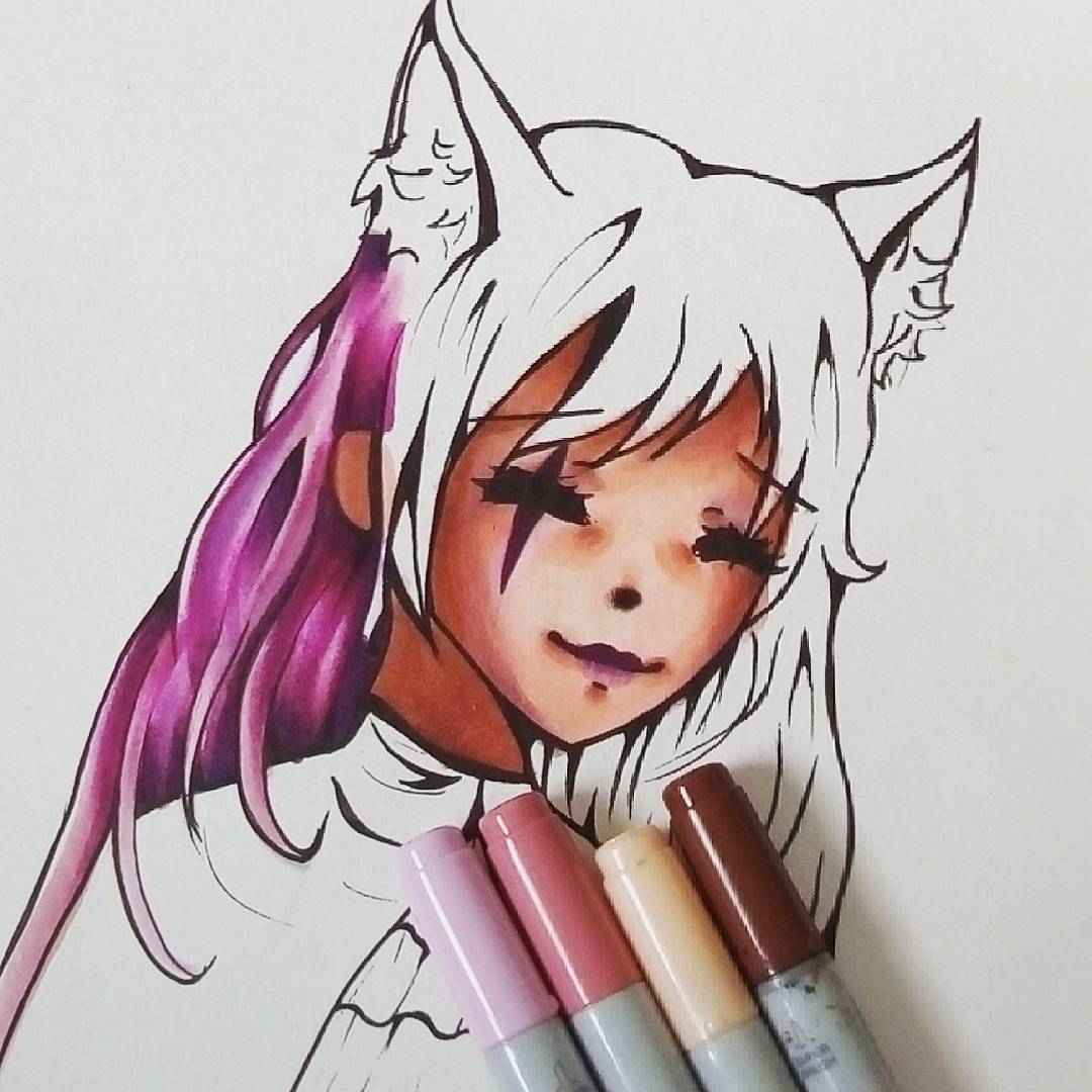 How To Draw A Anime Wolf Girl
