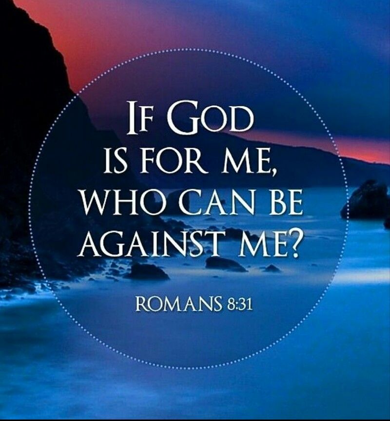 Romans 8:31 - If God Is For Me Who Can Be Against Me? — Steemit