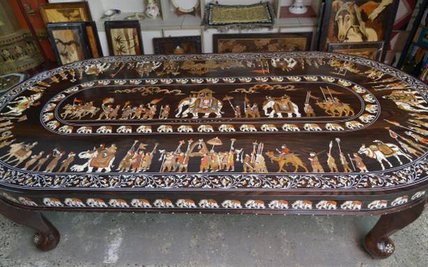 Rosewood inlay furniture store