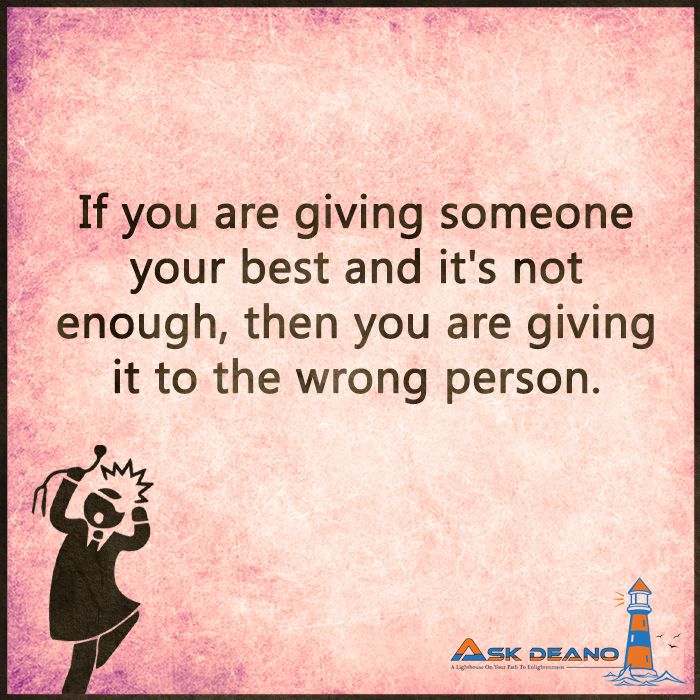 Giving Your Best Quotes