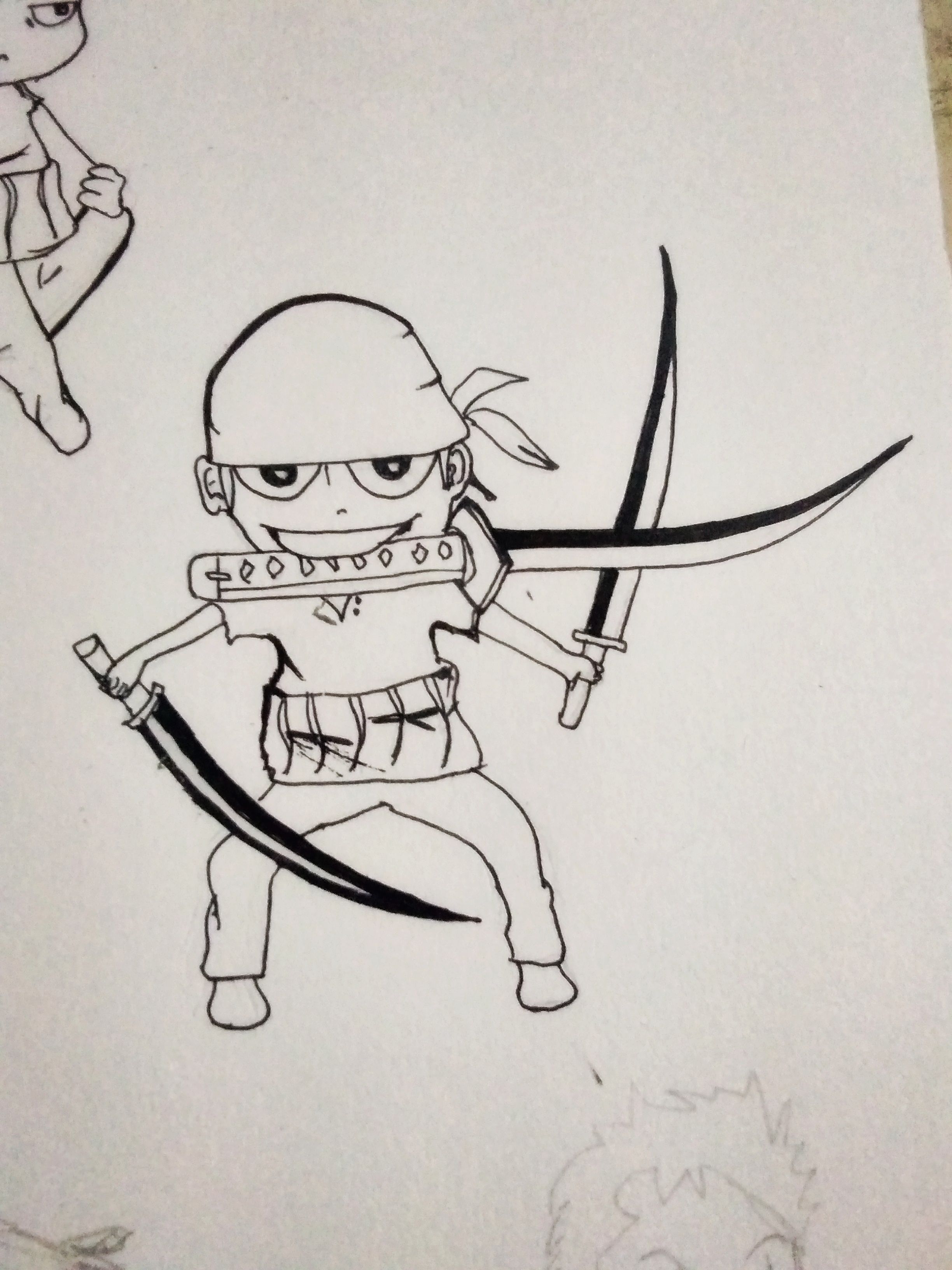 Chibi Art: Roronoa Zoro — Steemit