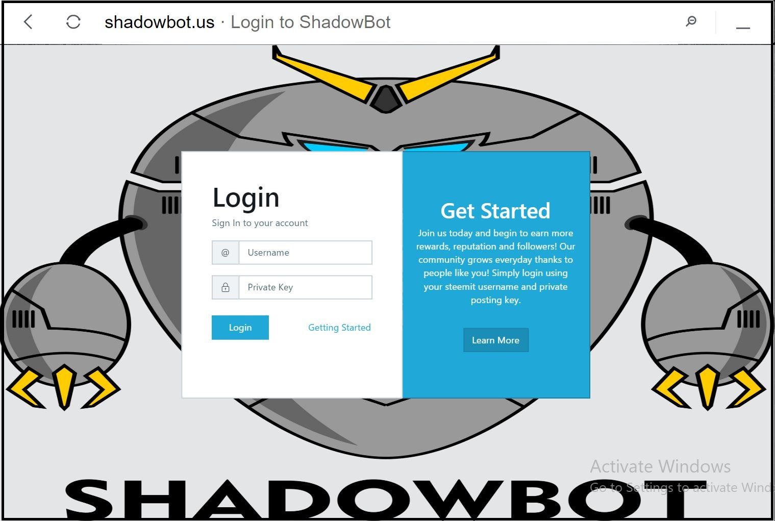 Shadowbot – How to earn from Shadowbot for post in steemit? – Techstudio18