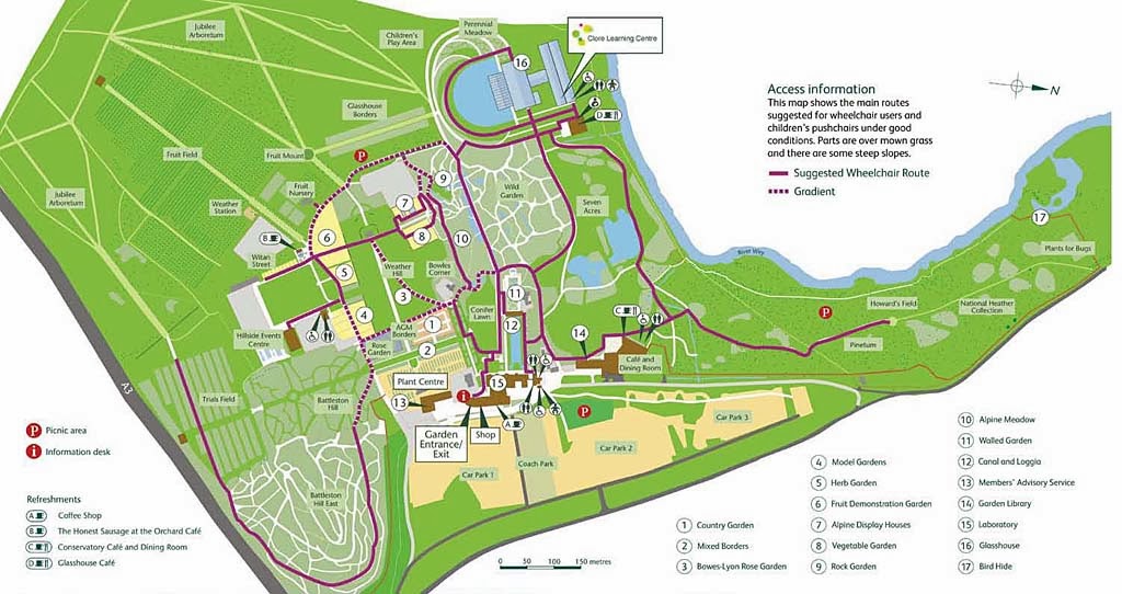 Map Of Rhs Wisley Gardens | Fasci Garden