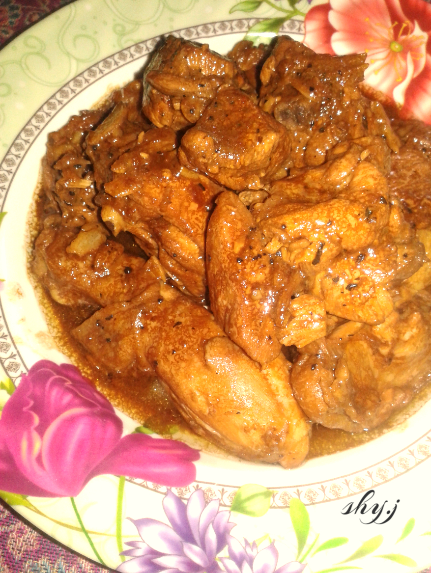 My Own Version of Chicken Adobo with Catsup. So yummy and delicious ...