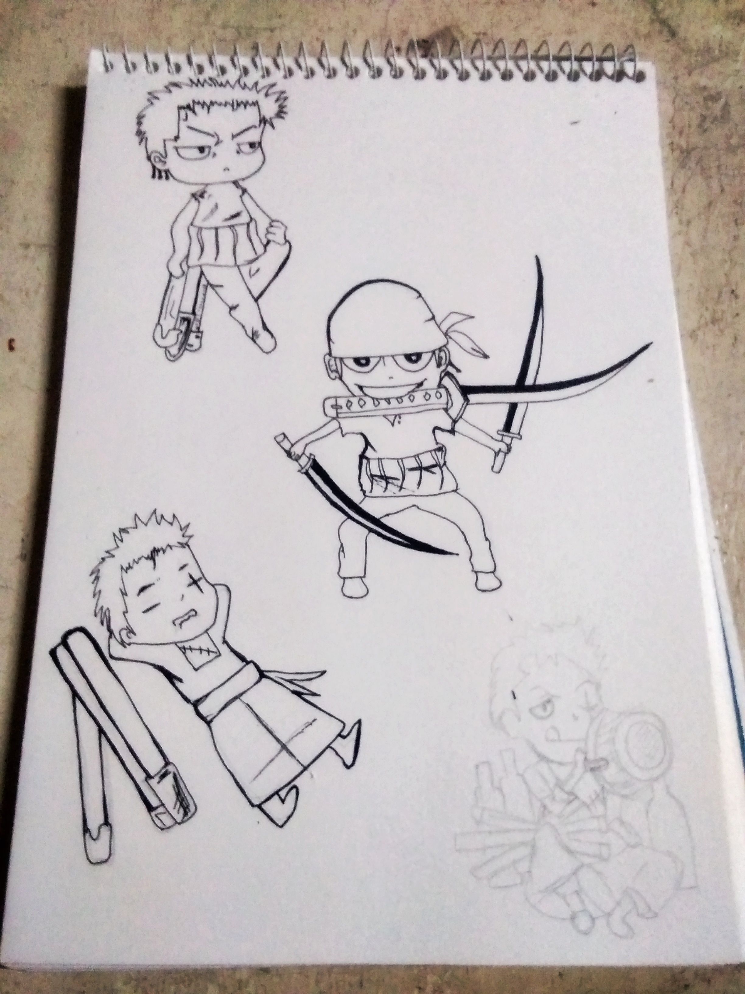 Chibi Art: Roronoa Zoro — Steemit