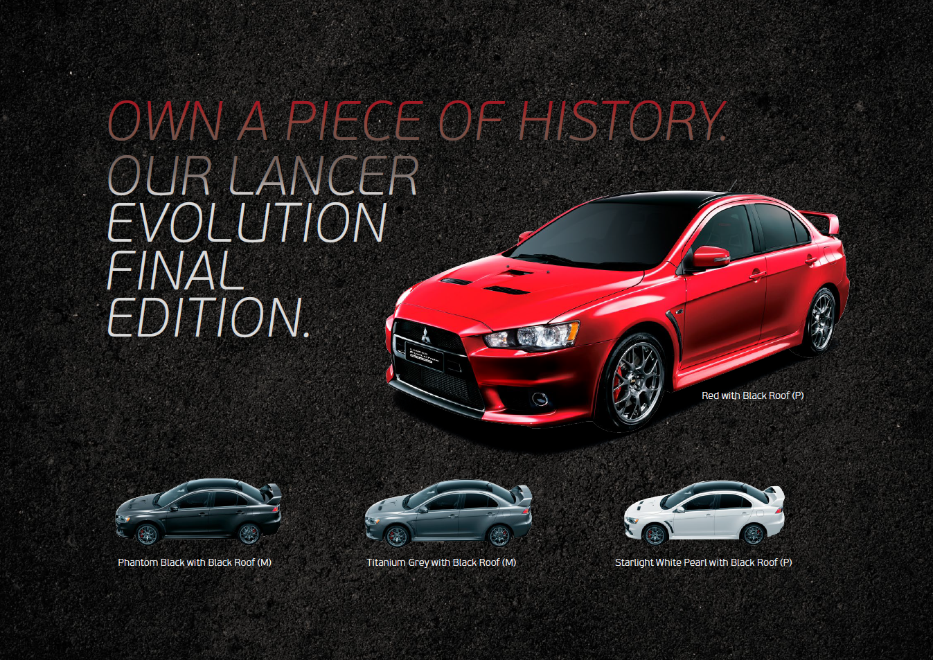 Mitsubishi Lancer Evolution X Final Edition - Brochure — Steemit