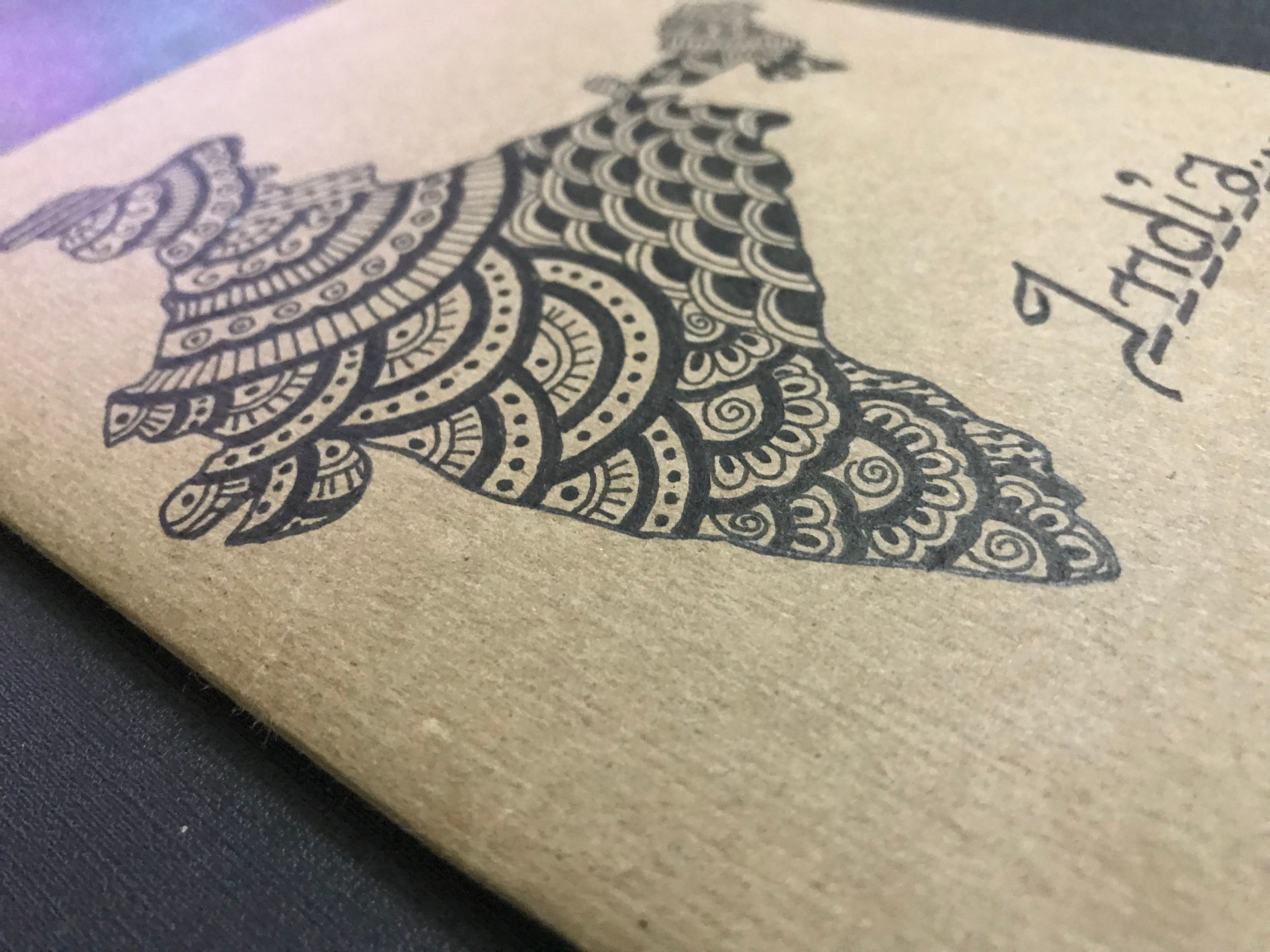 INDIA (cover page) #1 Sketchbook project. — Steemit