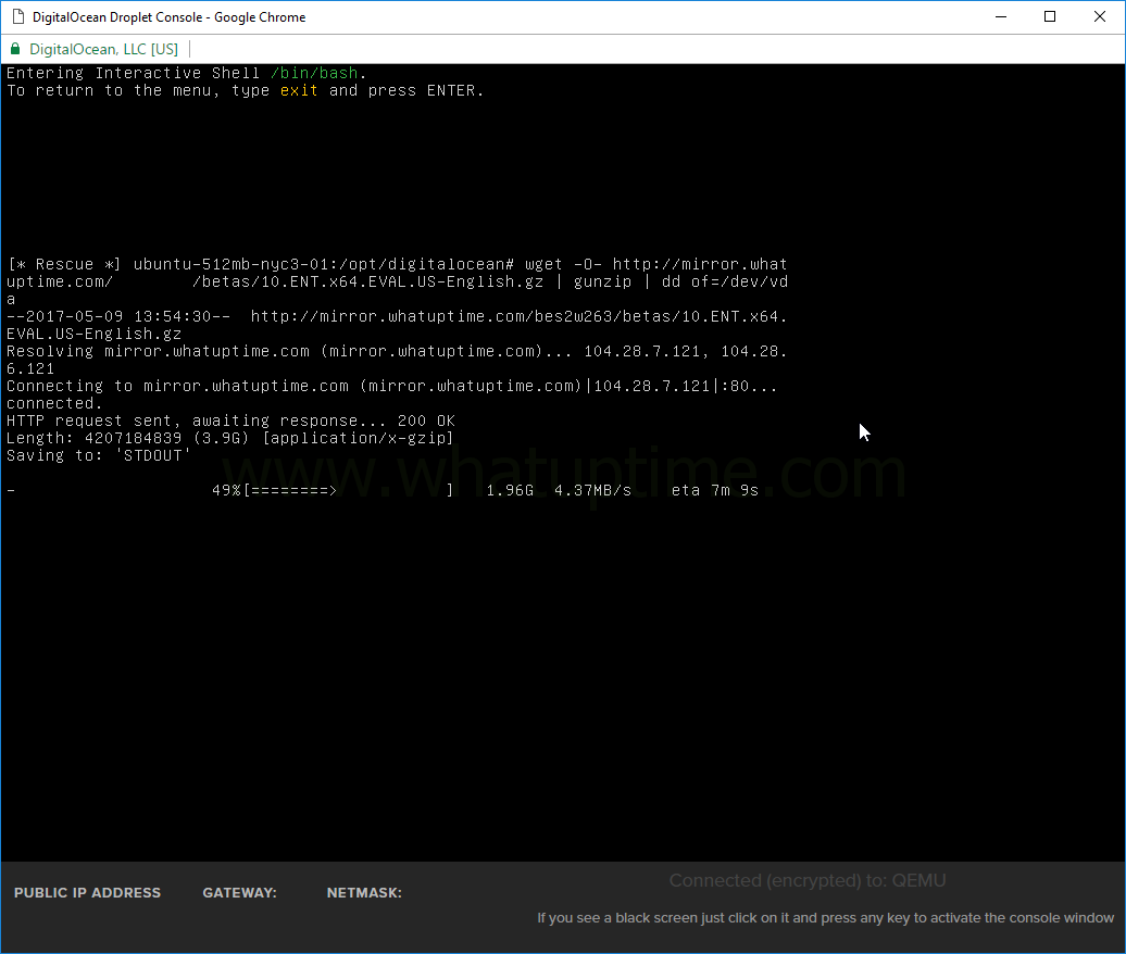 Tutorials: How To Install Windows On Digital Ocean — Steemit