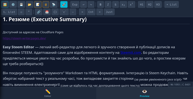 [PROPOSAL] Easy Steem Editor: The Evolution of Content Creation in the ...